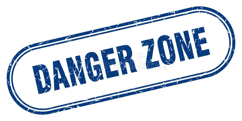 Danger Zone Banner. Danger Zone Ribbon Label Sign Set Stock Vector ...