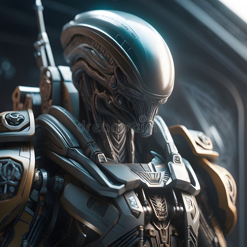 Dangerous Aliens, AI-Generatet Stock Illustration - Illustration of ...