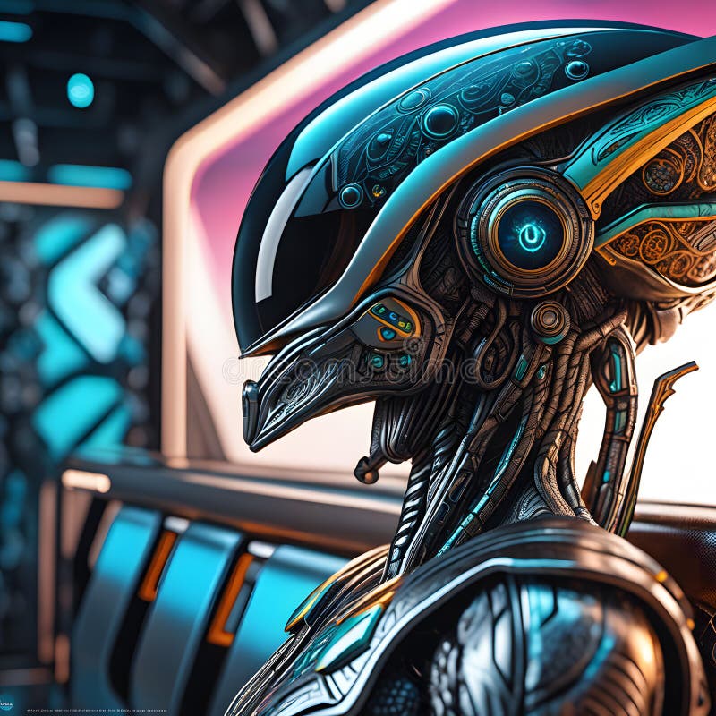 Dangerous Aliens, AI-Generatet Stock Illustration - Illustration of ...