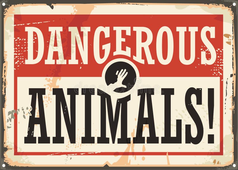 Warning Wildlife Stock Illustrations – 4,912 Warning Wildlife Stock ...