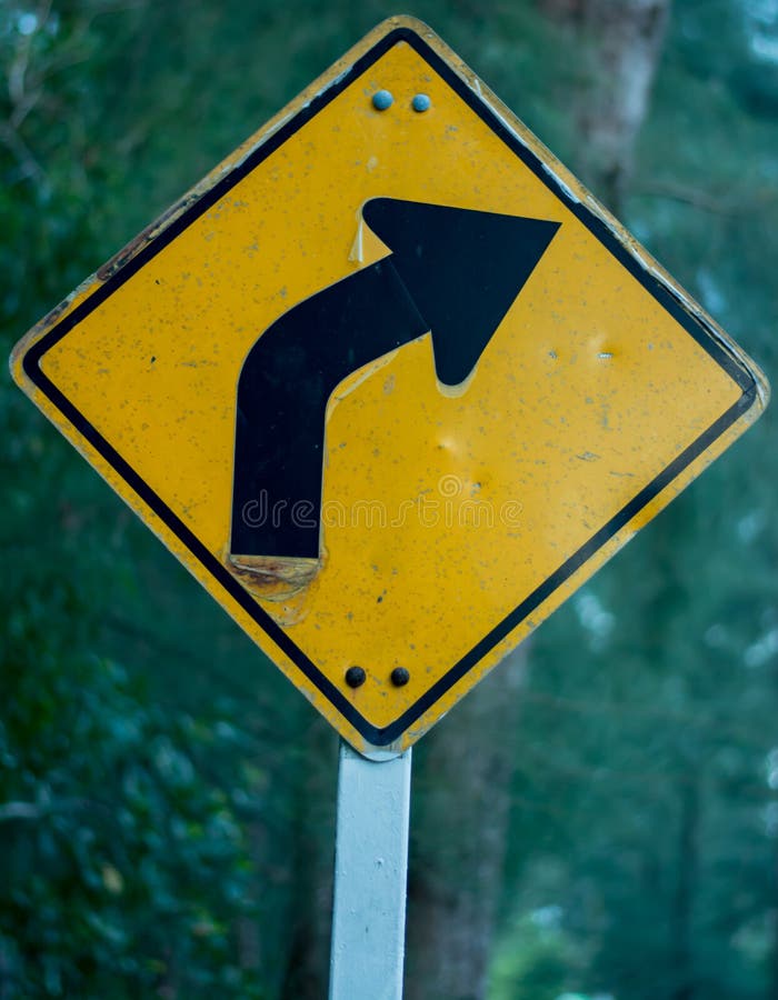 Dangerous bend ahead stock photo. Image of traffic, rigth - 36084572