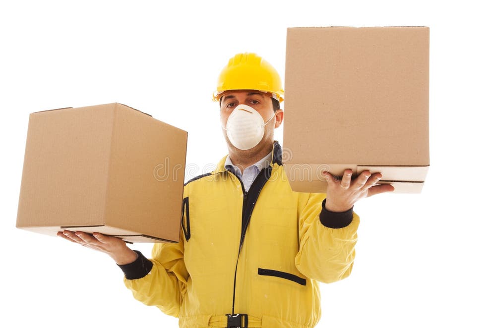 Dangerous box stock image. Image of employee, builder - 13423911