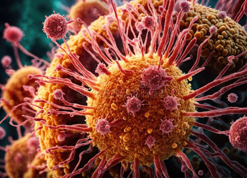 Dangerous Cells of a Deadly Virus. Danger of a Pandemic for Humanity ...