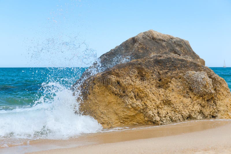 Dangerous coast stock photo. Image of wave, flowing, liquid - 20057984