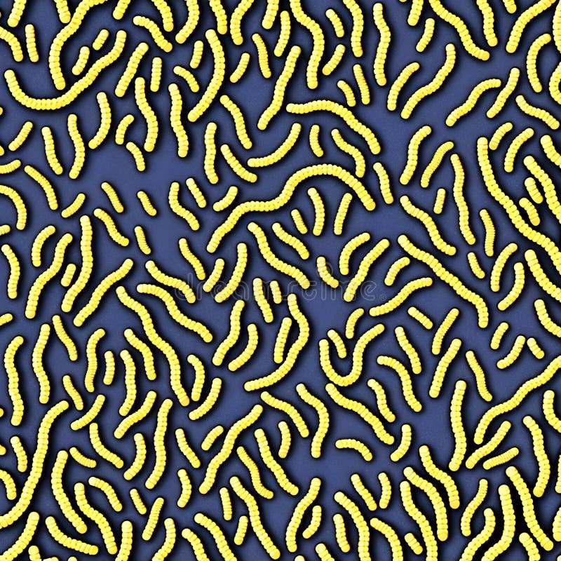 Dangerous Colorful Pathogens Stock Illustration - Illustration of ...