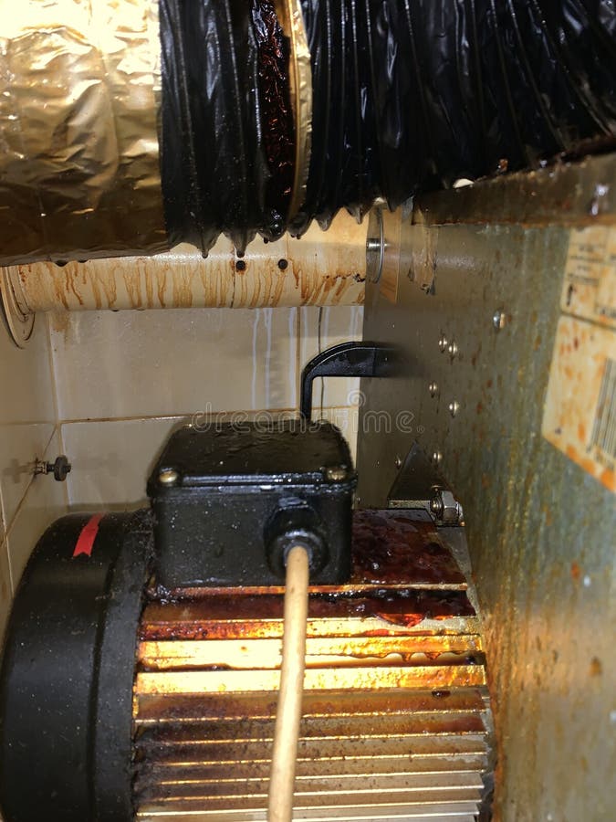 Dangerous Condition of Electro Motor Stock Image - Image of power ...