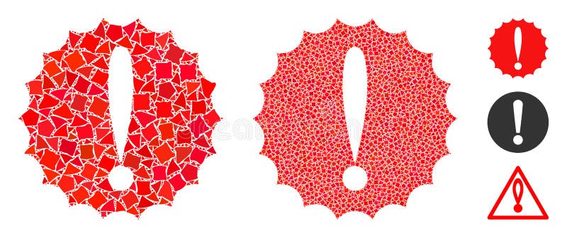 Dangerous Conditions Composition Icon of Tuberous Items Stock Vector ...