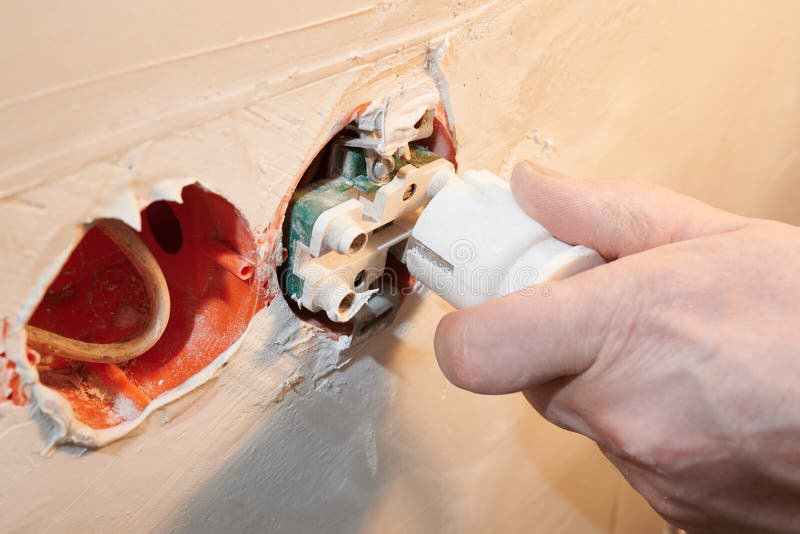 Dangerous Connection of an Electrical Plug To a New Socket without a ...