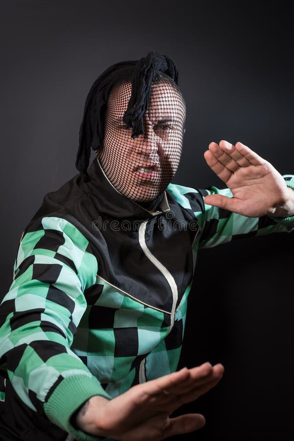 A Dangerous Criminal is Angry and Ready To Fight Stock Photo - Image of ...