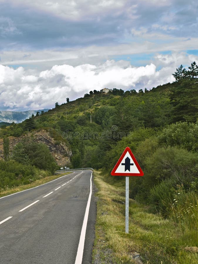 Dangerous Crossing stock image. Image of information, vibrant - 7500875