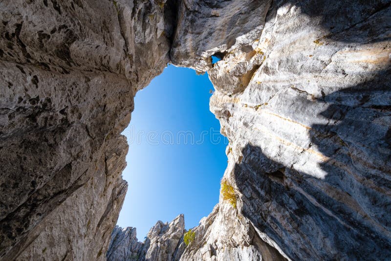 Dangerous Deep Snow Pits and Caves in the Mountainous Area in the ...