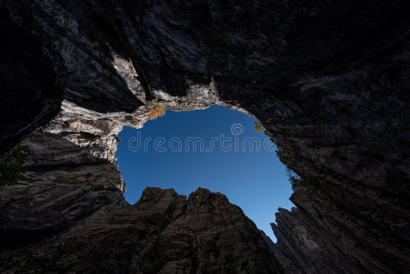 Dangerous Deep Snow Pits and Caves in the Mountainous Area in the ...