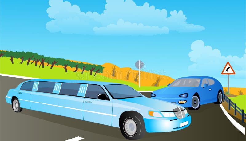 Dangerous driving a stock vector. Illustration of danger - 302269704