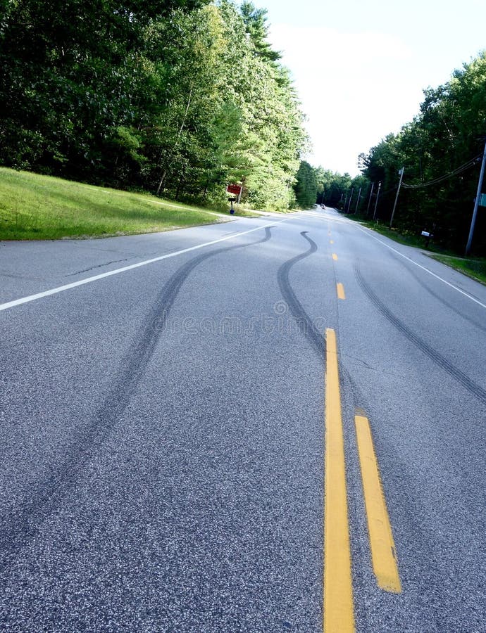 Dangerous Driving and Highway Safety Stock Photo - Image of braking ...