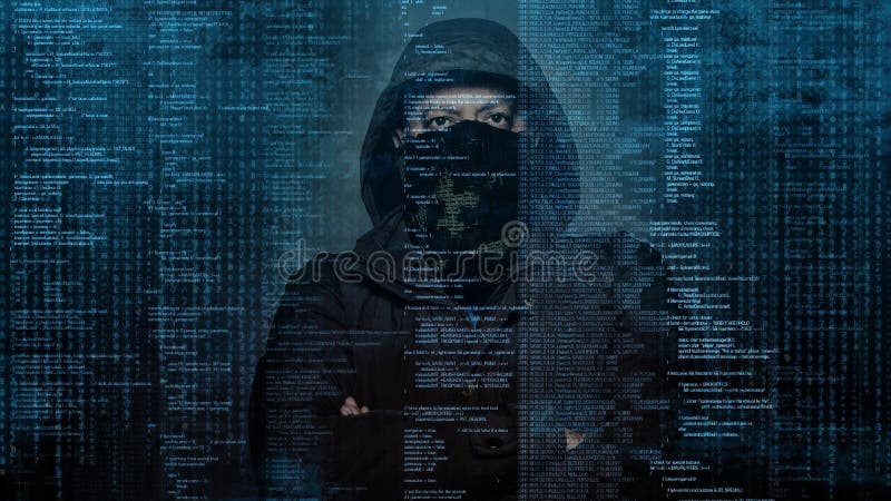 Dangerous Hacker Stealing Data -concept Stock Image - Image of family ...