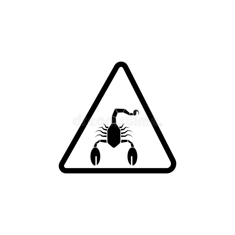 Dangerous Insect. Scorpion. Vector Drawing Stock Vector - Illustration ...