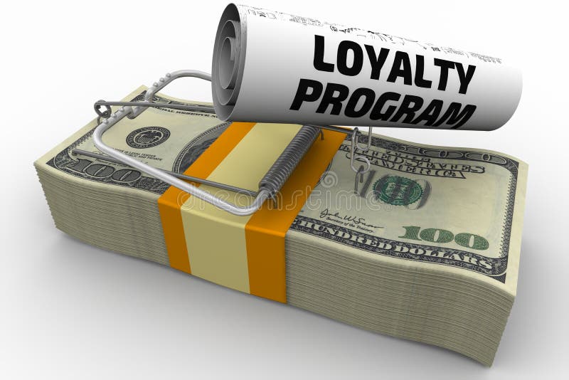 Dangerous loyalty program stock illustration. Illustration of dollar ...