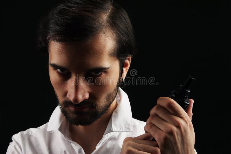 Dangerous man stock photo. Image of dangerous, simulation - 18867600