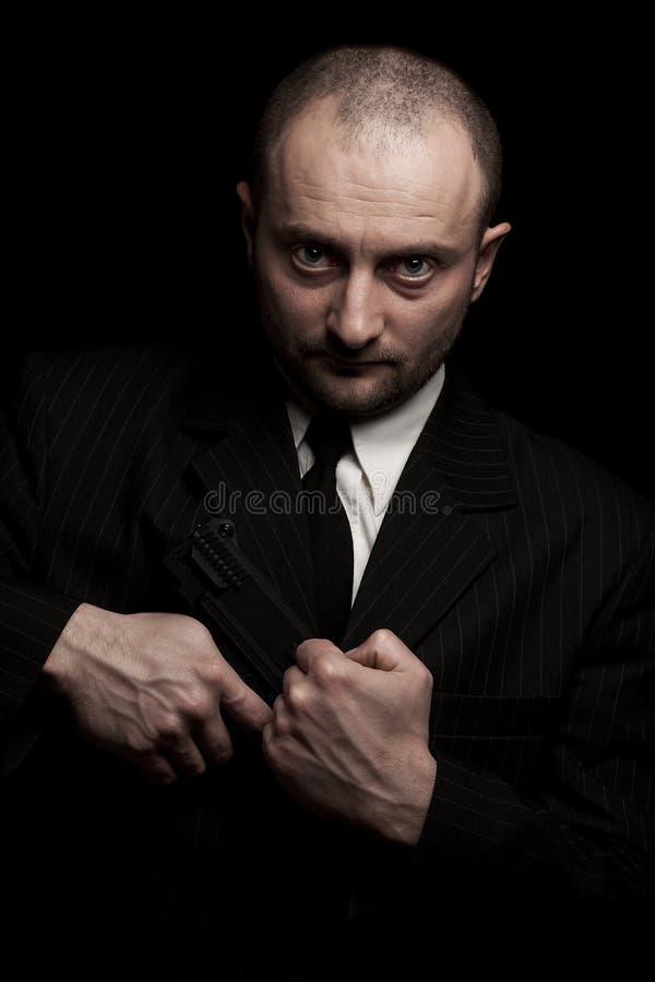 Dangerous man stock image. Image of boss, risky, calm - 24258027