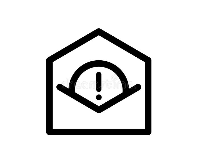 Dangerous Message. Email Error Vector Logo Icon. Envelope with ... Dangerous Message. Email Error Vector Logo Icon. Envelope with ...