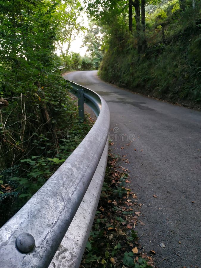 Dangerous Road without Signs Stock Photo - Image of colorful, journey ...