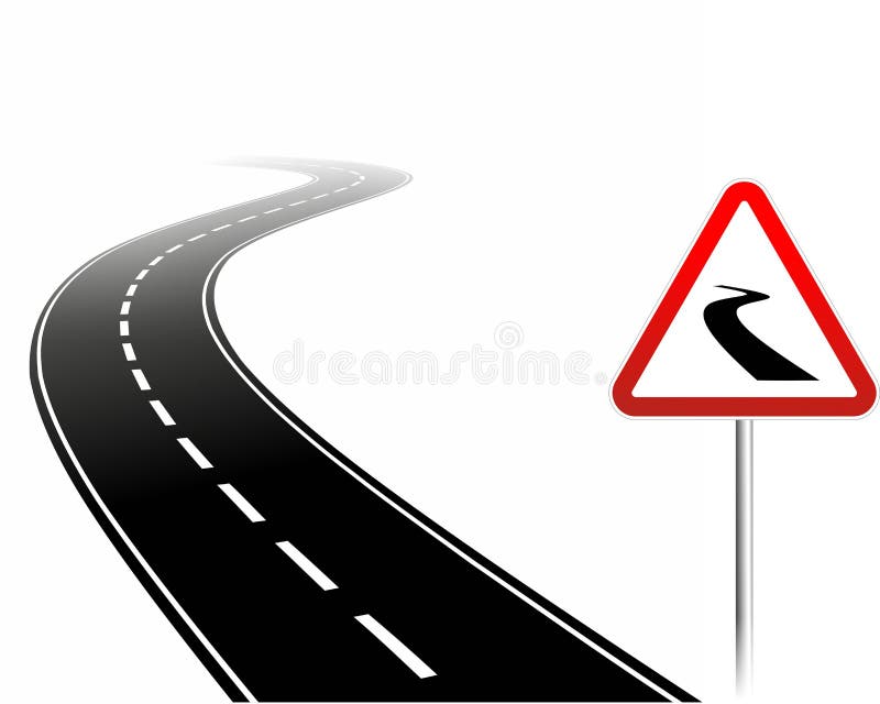 Dangerous road stock illustration. Illustration of experienced - 36329480