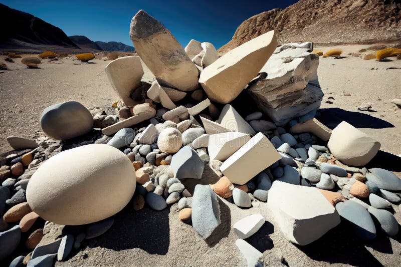 Dangerous Rocks and Stones Falling Down after Earthquake Aftermath ...