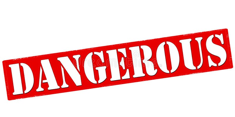 Unsafe do not use stock illustration. Illustration of symbol - 109044403