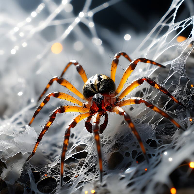 Dangerous Spider, Ai-generatet Stock Illustration - Illustration of ...