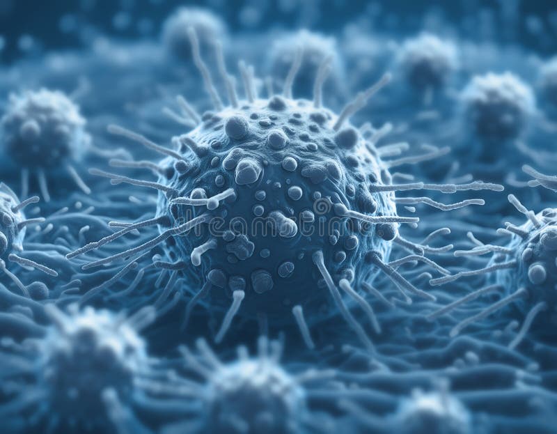 Virus Inside a Living Organism, Illustration Stock Illustration ...