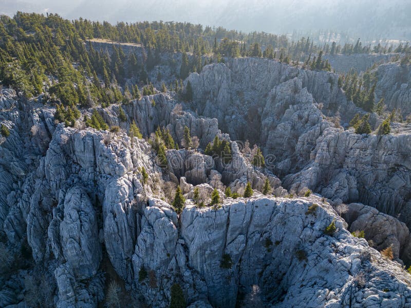 Dangerous, Wild and Inaccessible Mountains and Regions of Antalya Stock ...