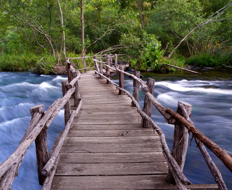 Dangerous wooden bridge stock photo. Image of danger - 31740048
