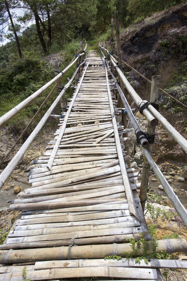 Dangerous wooden bridge stock photo. Image of danger - 31740048