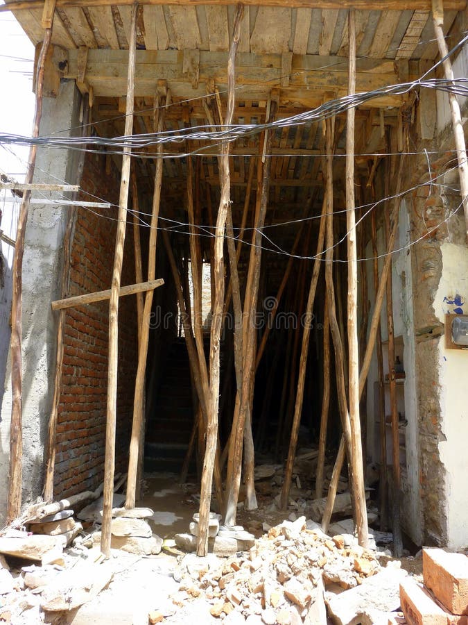 Work in Progress in Civil Construction Field, Udaipur, Rajasthan, India ...