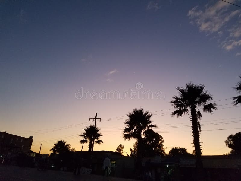 Dangila Town Night View Love Stock Photo - Image of town, dangila ...