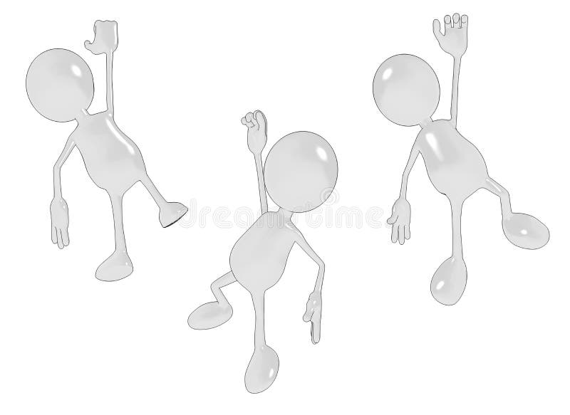 Dangling characters stock illustration. Illustration of cliff - 9704642