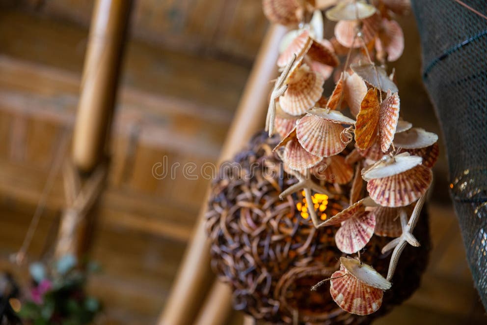 Dangling Display in a Tiki Bar Stock Photo - Image of attraction ...