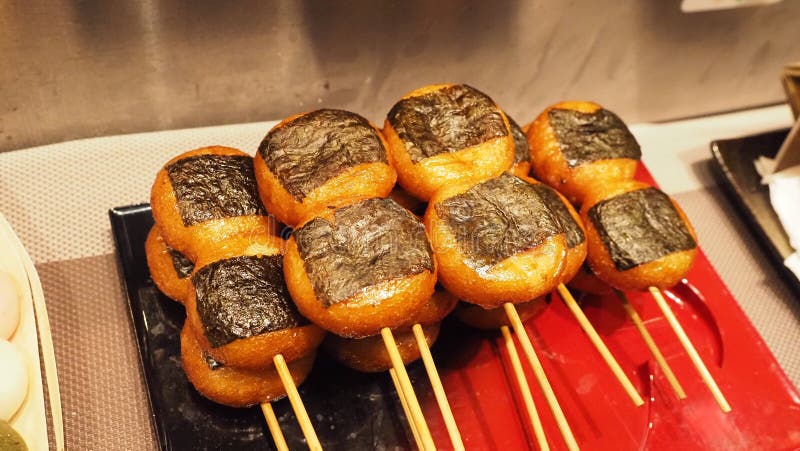 Dango Grilled with Seaweed. No People Stock Image - Image of dumplings ...