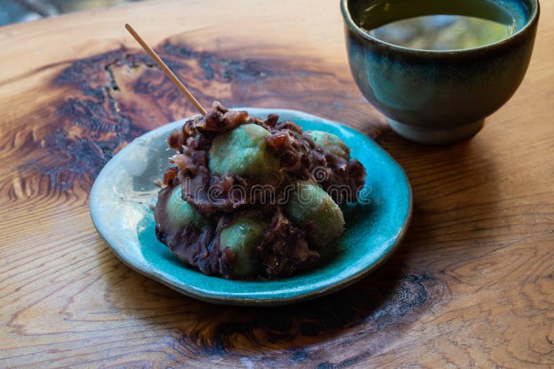 Dango sweets stock photo. Image of japan, mitarashi - 199519916