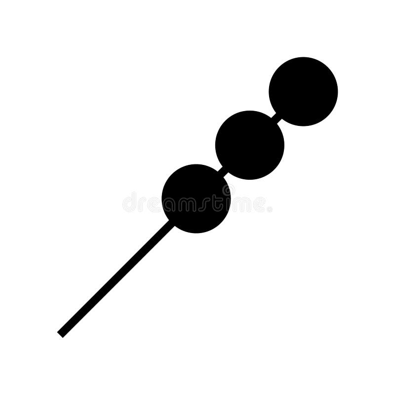 Dango, vector icon stock vector. Illustration of design - 262291490