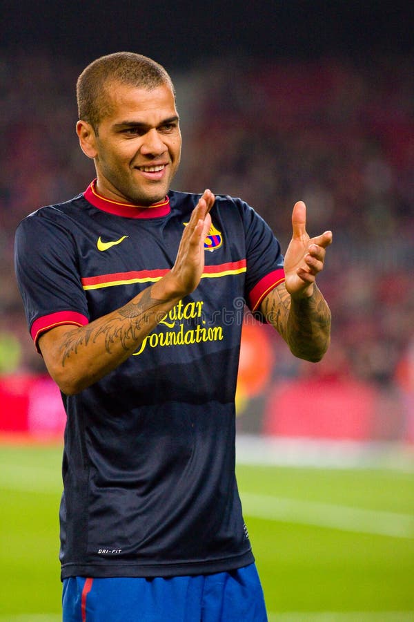 Dani Alves in Action during the Match Editorial Stock Photo - Image of ...