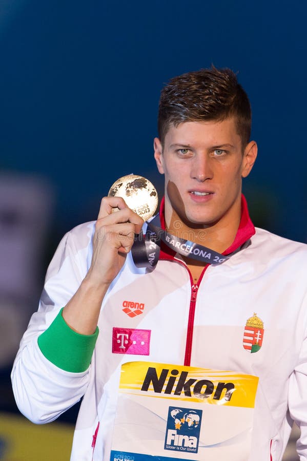 Daniel Gyurta (Hungria) foto editorial. Imagem de piscina - 32863641