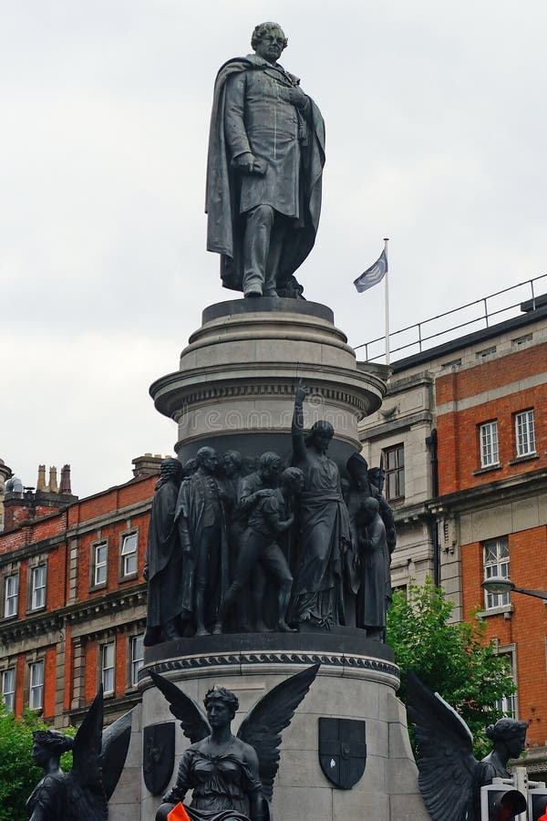 Daniel O`Connell Memorial, Dublin, Ireland Editorial Image - Image of ...
