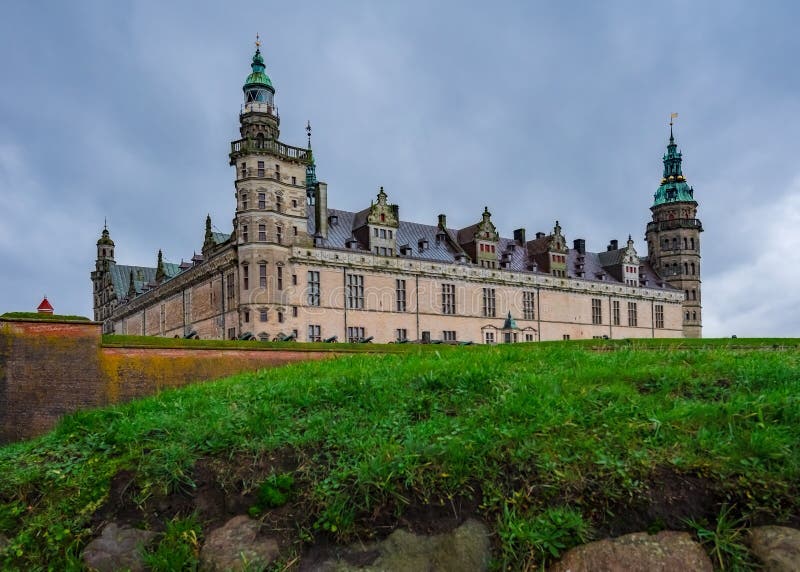 Danimarca - Vista Completa Del Castello - Kronborg Fotografia Stock ...