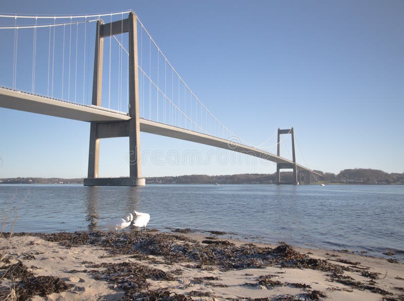 The Danish bridge stock photo. Image of bridge, infrastructure - 107650300