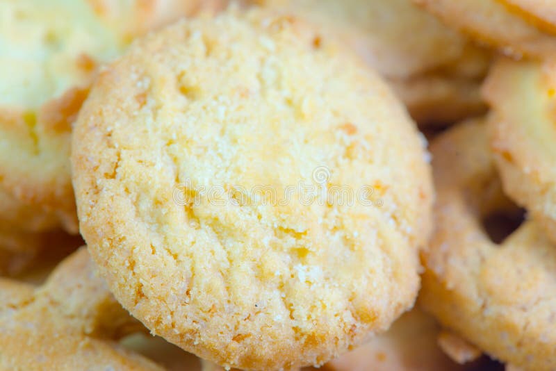Danish Butter Cookies Closeup Stock Photo - Image of party, group: 45859936
