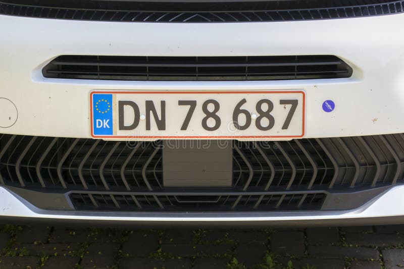 Danish Car Number Plate at Amsterdam the Netherlands 23-4-2023 ...