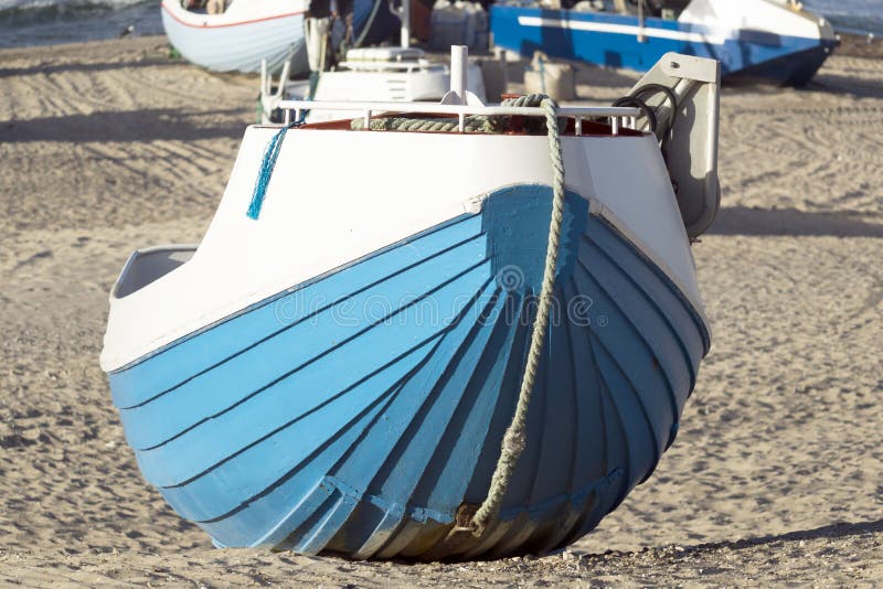 Danish fishing boat stock image. Image of sunset, ship - 40522677