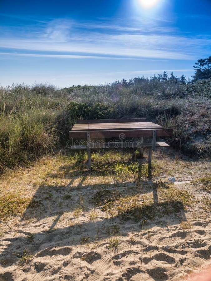 Danish Fjellerup Beach in Djurs Stock Photo - Image of grenaa, sunny ...
