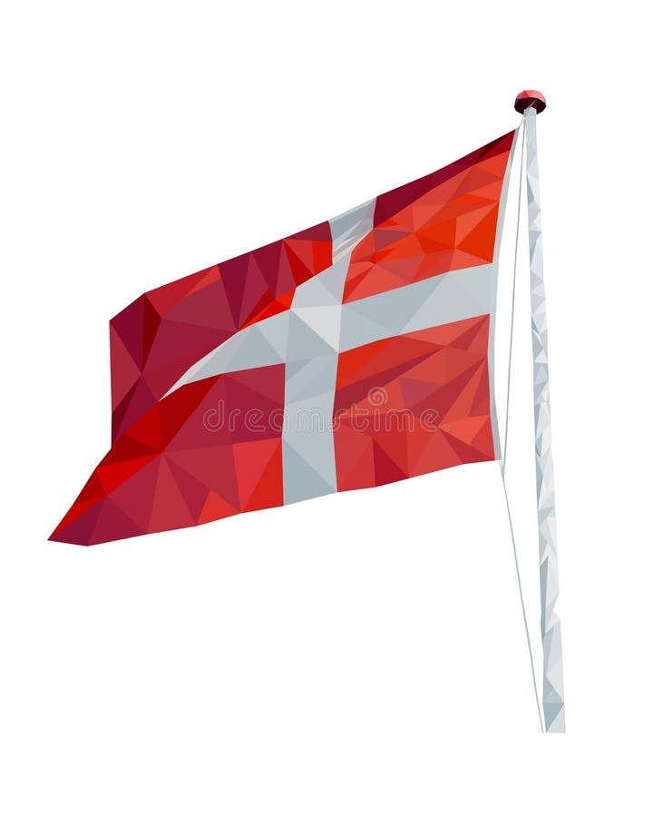Danish flag stock photo. Illustration of europe, government - 236270024